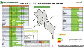 PETA COVID-19 UPT PUSKESMAS SEMANU I
